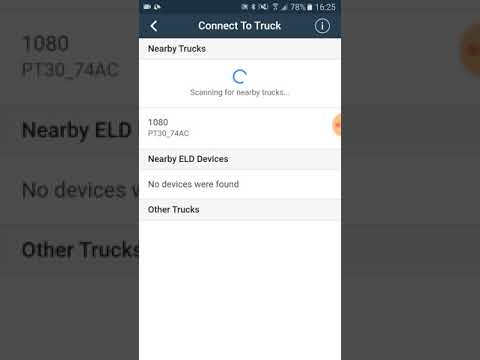 Connecting to PT30 device by scanning for the device bluetooth signal