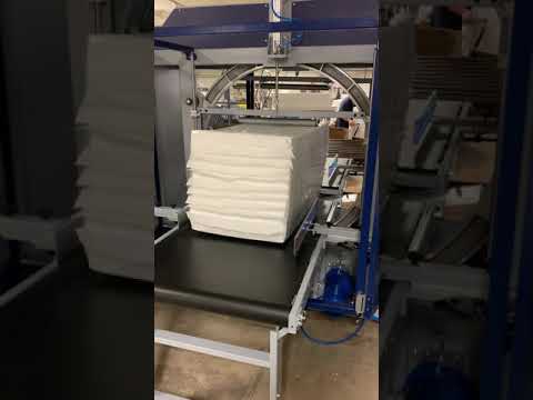 Orbit 12 horizontal stretch wrapper Foam panels