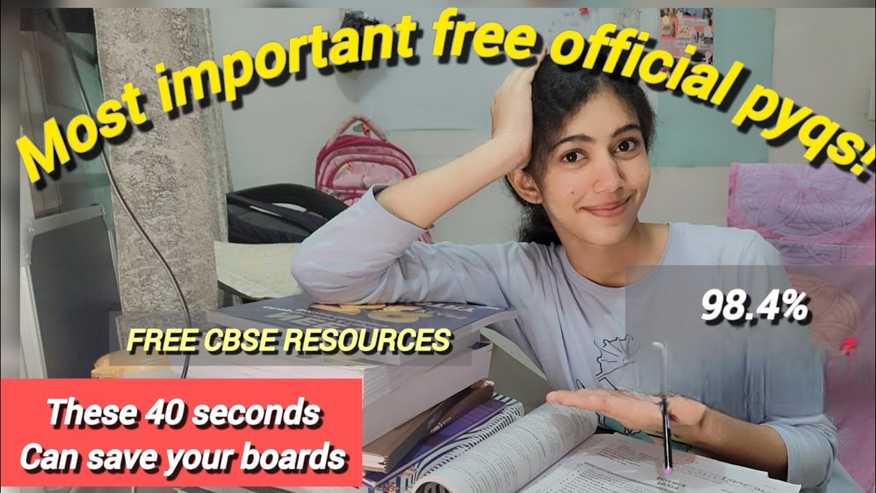 Where to get free pyqs for class 10/12 boards!