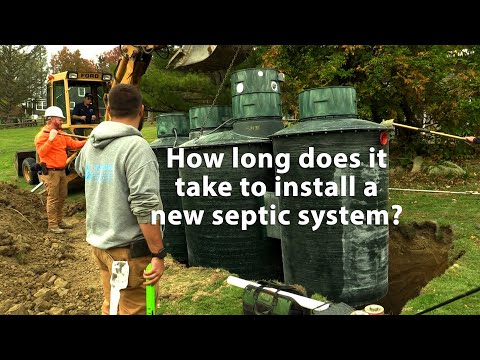 How long does it take to install a new septic system?