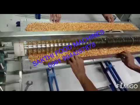 Chikki Rolling and Cutting Machine - Auto Chikki Sheeting & Cutting ...
