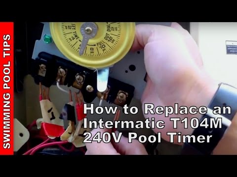 How to Replace an Intermatic T104M 240V (208 277 V) Pool Timer