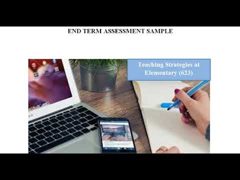 Sample Teaching Strategies at Elementary Course code 623