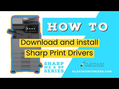 (2023) How To Download and Install Sharp Print Drivers on Windows Computers