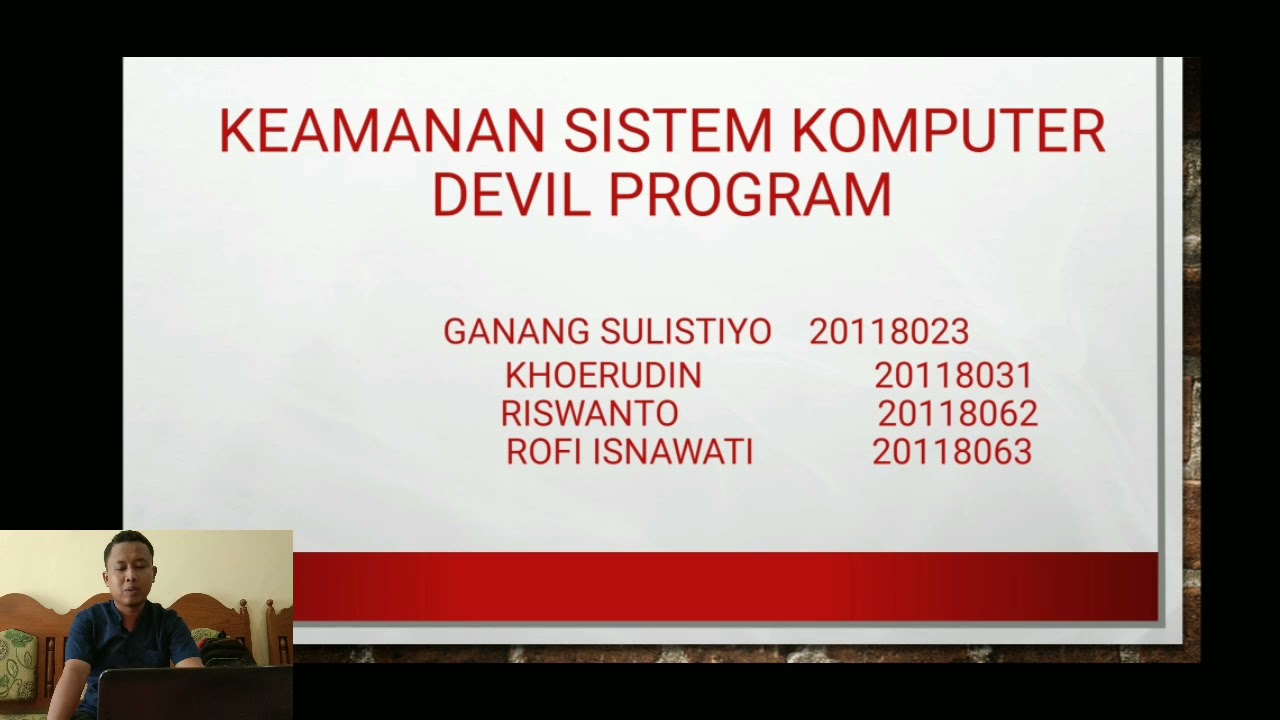 KEAMANAN SISTEM KOMPUTER 