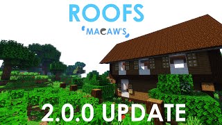 Macaw's Roofs Mod Para Minecraft 1.16.5, 1.15.2, 1.14.4 - ZonaCraft