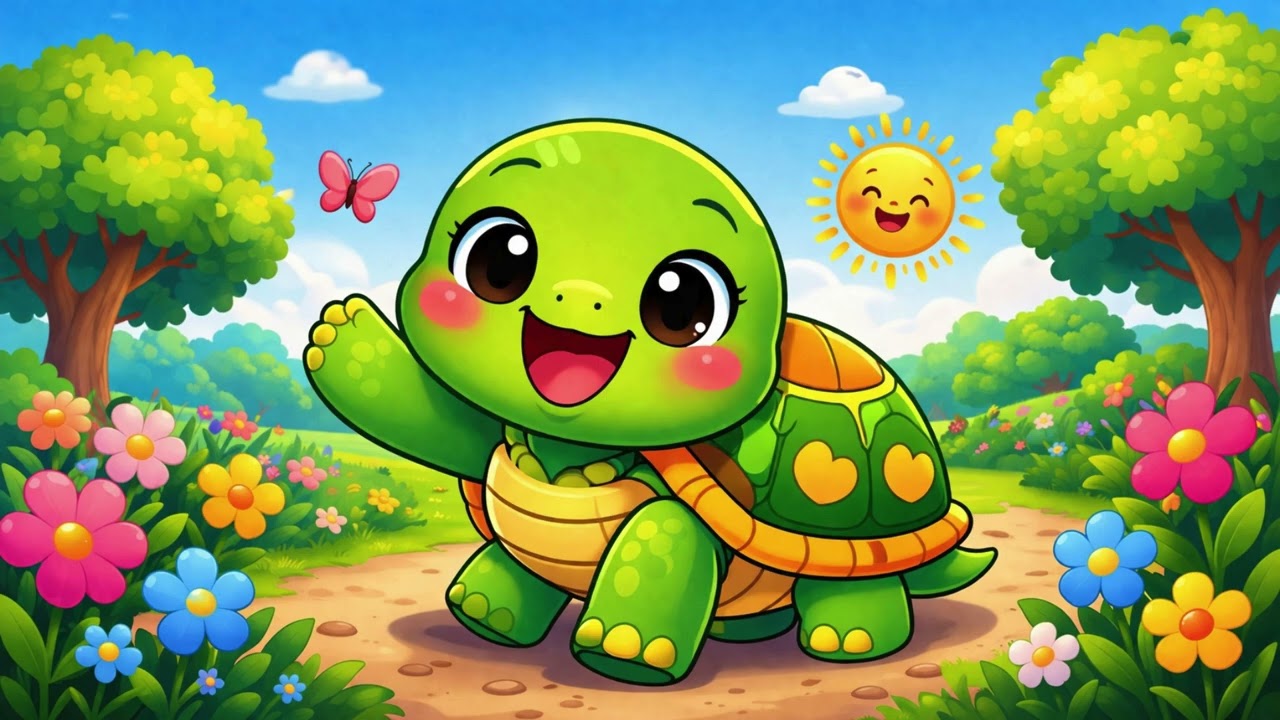 La tortuga Clo🐢  | Canción infantil cristiana | Llena de alegría, ternura y diversión. 🌈