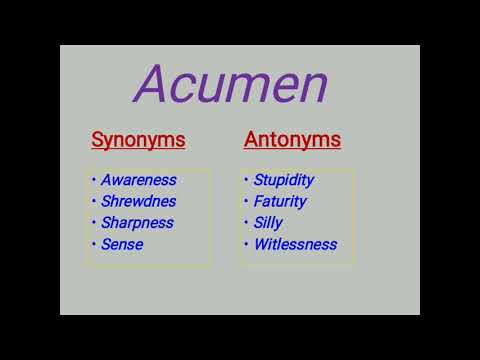 Acumen meaning in hindi & english with use in sentence/easy & important for beginners #angrejibeats