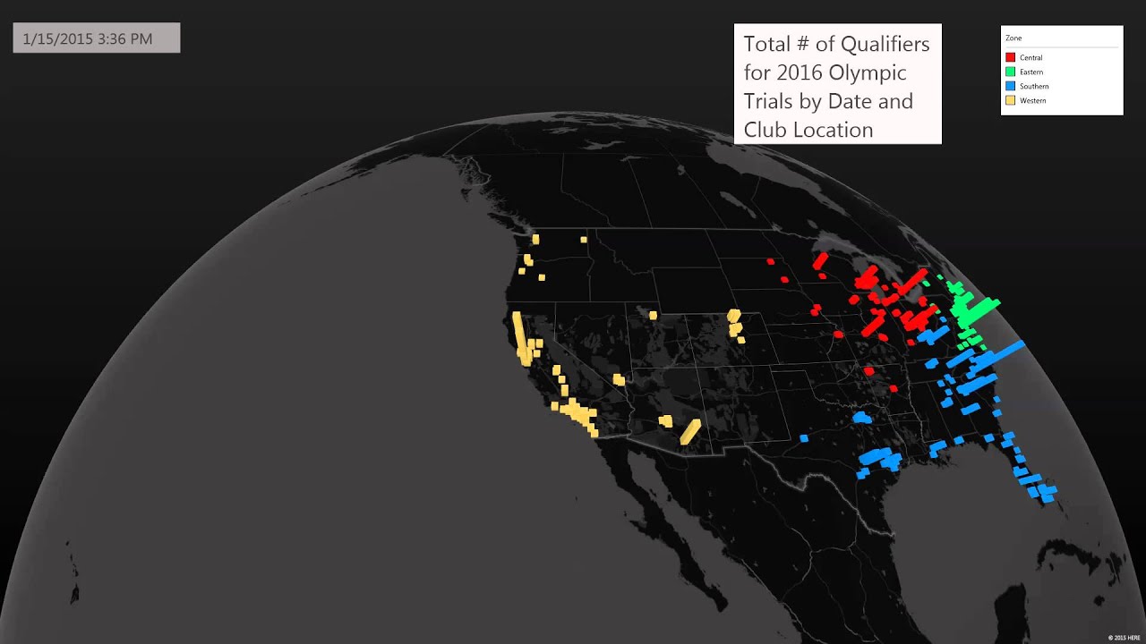 2016 Olympic Trials Qualifiers - Data Visualization 1