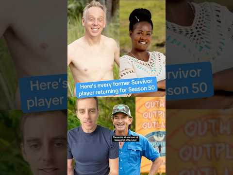 Survivor 50 cast list — here’s who’s returning