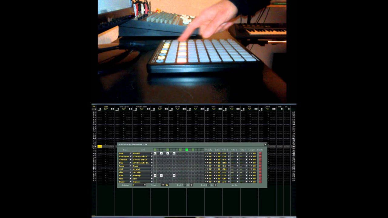 Launchpad Step Sequencer Renoise explained