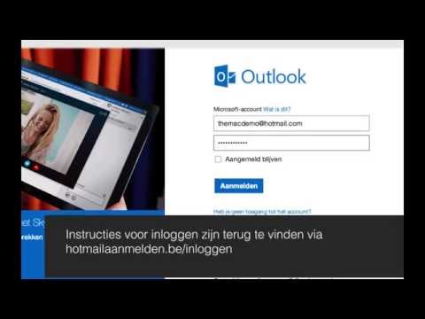 Hotmail aanmelden - Diensten