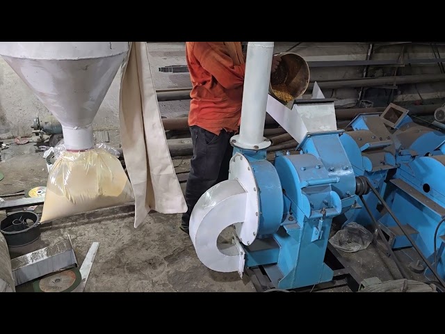 Grinding Machine - 5 HP Semi Automatic Haldi Grinding Machine ...