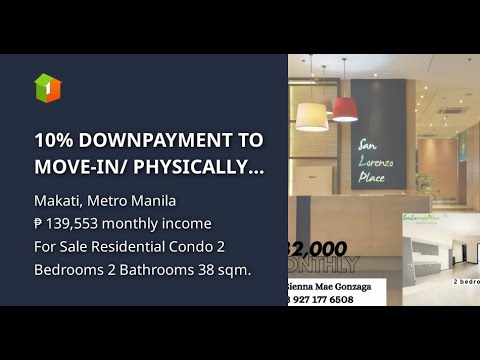 10% DOWNPAYMENT TO MOVE-IN/ PHYSICALLY CONNECTED TO MRT MAGALLANES STATION