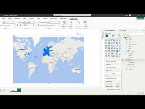 Power BI Map Tutorial for Beginners | How to Add Maps in Power BI (Step-by-Step)