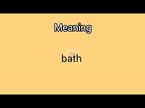 #bath meaning in English & Telugu || Googul Dictionary #dictionary #meanings #telugu #english #bathe