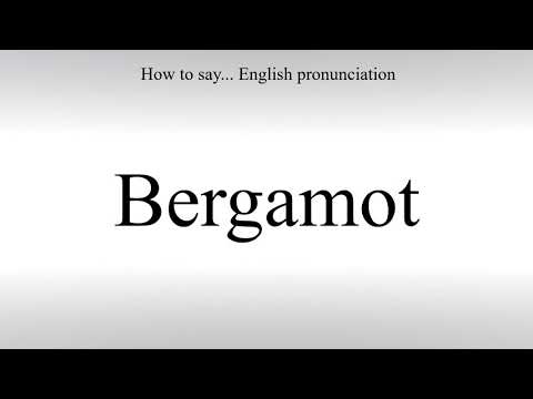 How To Pronounce Bergamot - How To Say: American pronunciation