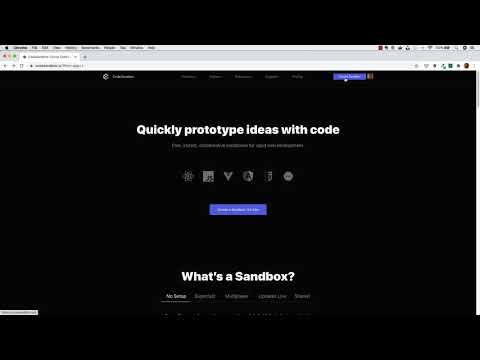 01 An Introduction to CodeSandbox