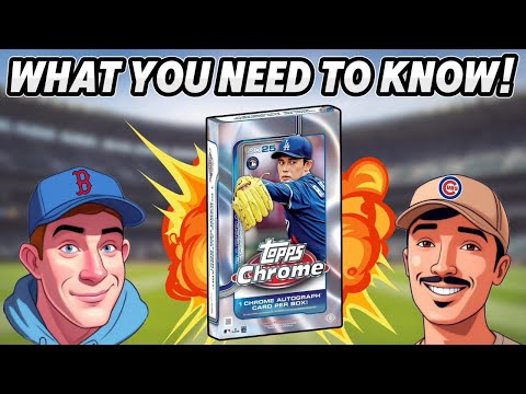 SHOULD YOU BUY?! 2025 Topps Chrome Baseball Preview!