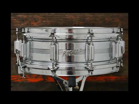 Rogers 5x14" Dynasonic Metal Snare Drum - 1960s (5-Line) | Reverb