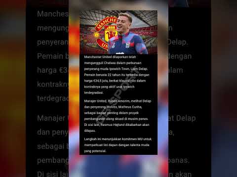 MU Curi Start! Liam Delap Selangkah Lagi ke Old Trafford? | Transfer Update #shorts