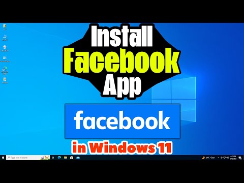 How to Install Facebook App in Windows 10 PC or Laptop - 2024