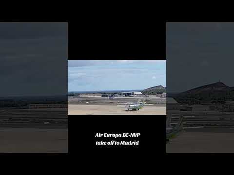 take off Air Europa Gran Canaria to Madrid #planespotting #aviation #airport #avion #lpa