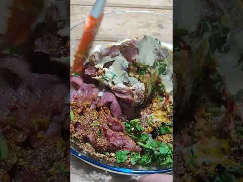 Mutton Bihari Kabab Recipe ❤️ #youtubeshorts #food #share #viral #subscribe #trending #shorts #kabab