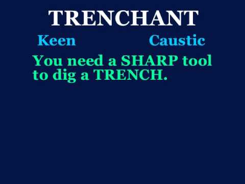 trenchant
