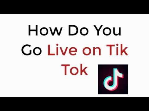 How do You go Live on Tik Tok
