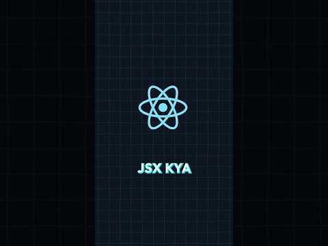 Jsx in ReactJS. Don't forget to watch #reactjs #programming #javascript #html #coding #react #viral.