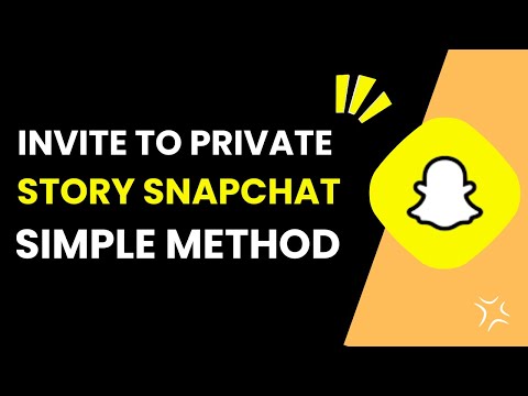 How To Invite To Private Story On Snapchat