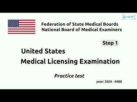 USMLE Step 1 Year: 2024 Number: 0488