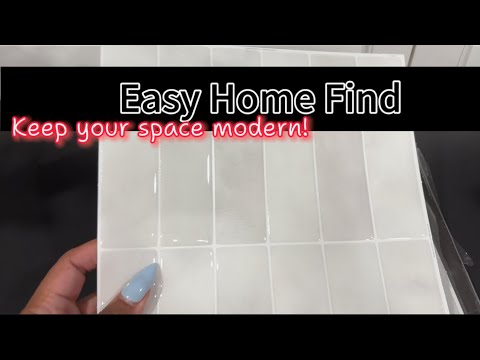 SMART TILES Peel & Stick – Quick & Stylish Backsplash for Kitchens & Bathrooms! 🏠✨
