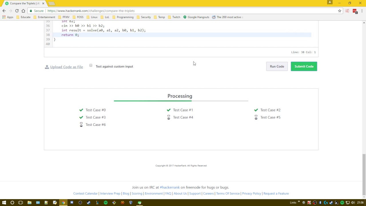 HackerRank Coding Challenge 002