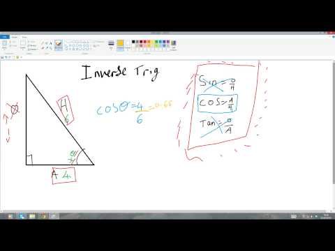 How To Do Reverse Trig