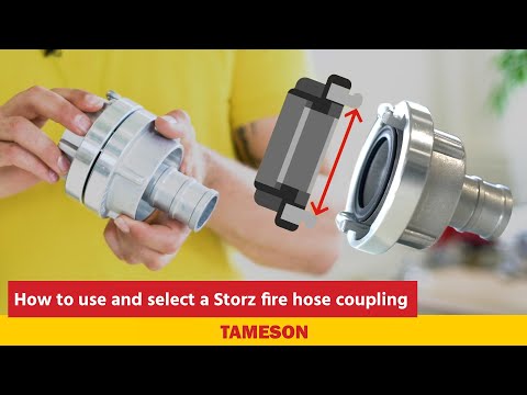 How to use and select a Storz fire hose coupling - Tameson