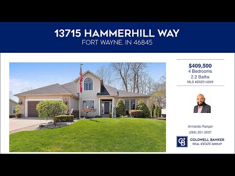 13715 Hammerhill Way, Fort Wayne, Indiana Homes for Sale | www.coldwellhomes.com