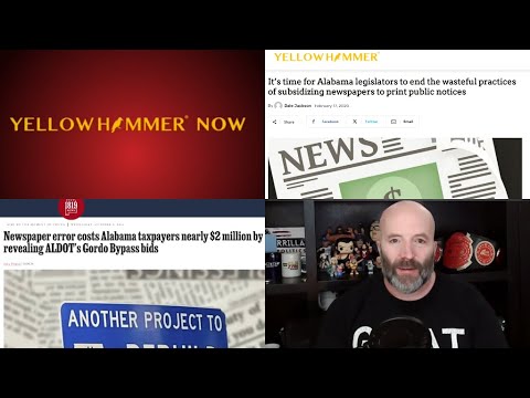 Alabama taxpayers are being fleeced by local newspapers and lawmakers allow it