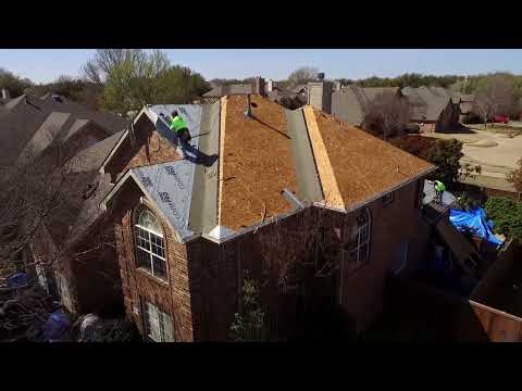 2 Story Texas Roof - Drone