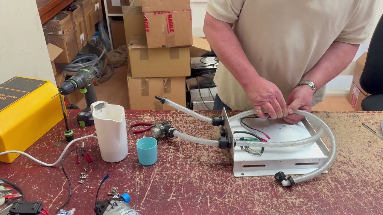 Dflow module changing the pump and flow sensor