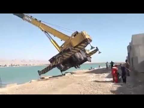CDM construction company#crane accident in river