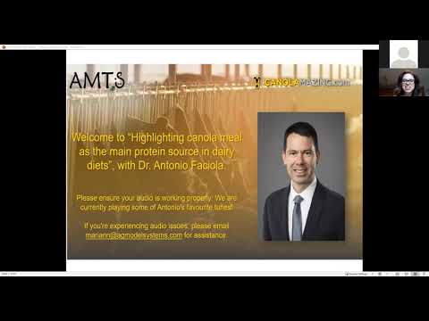 CanolAmazing Webinar with Dr Anthony Faciola
