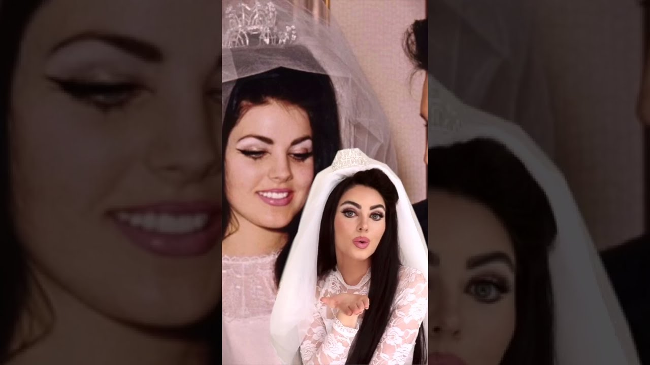 How To: Priscilla Presley ICONIC WEDDING makeup🕊