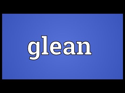 Glean Meaning