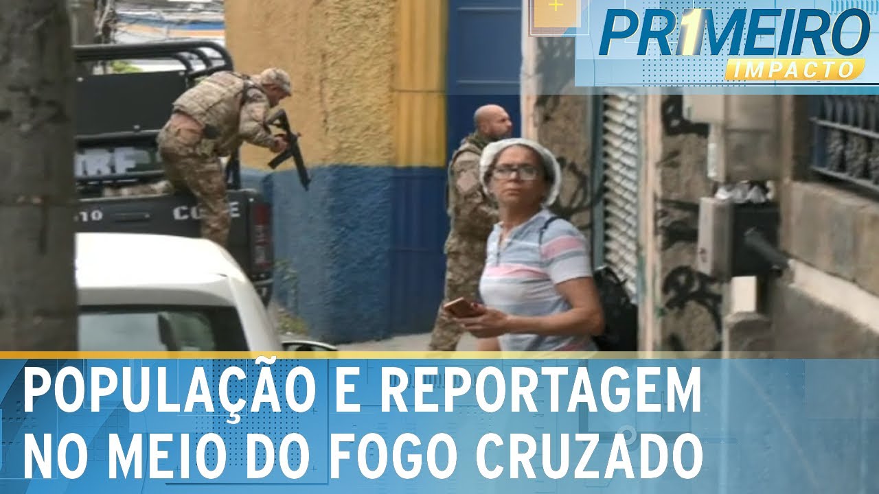 Reportagem do SBT fica no fogo cruzado em operação contra o Comando ...