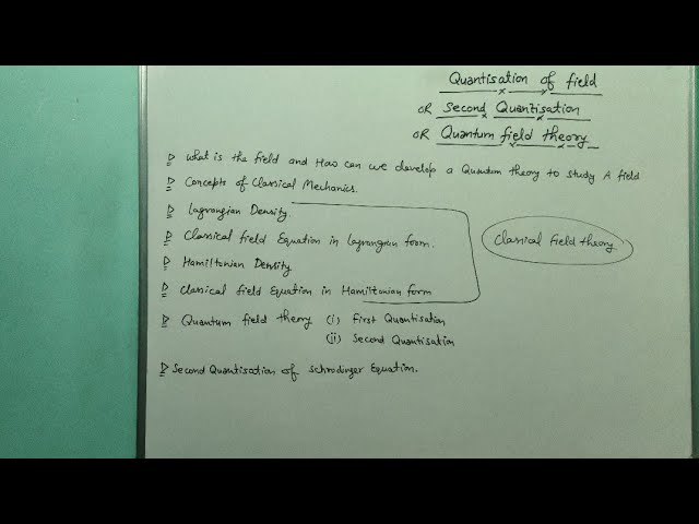 Understanding Quantum Mechanics: Second Quantization and Quantum Field ...