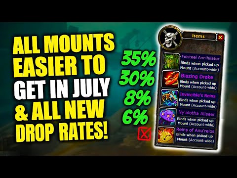 All Mounts EASIER To Get During Collector's Bounty Event + New Drop Rates! WoW The War Within 11.1.7