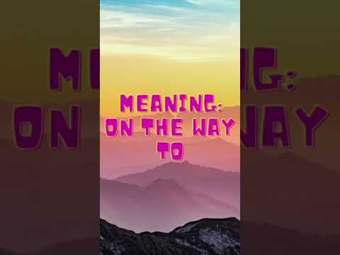 En route - Pronunciation & Meaning #shorts #pronounce #pronunciation