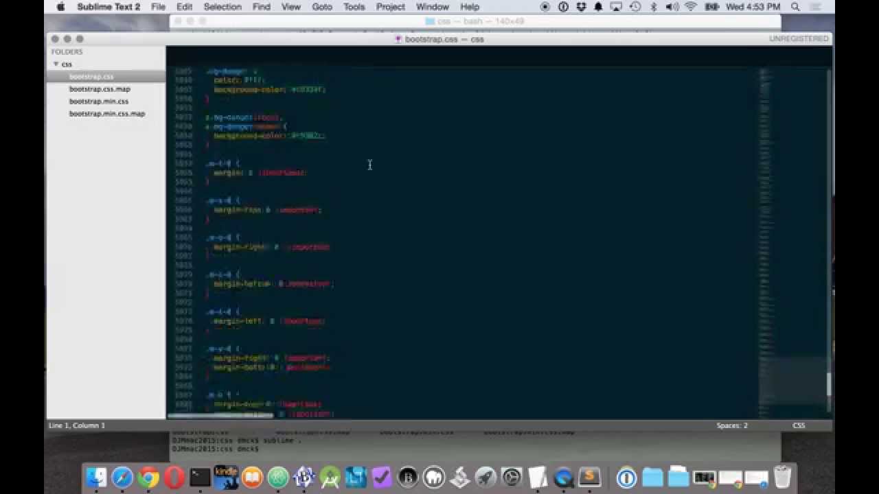 Grunt - processing Bootstrap 4 SCSS into CSS [screencast #2]